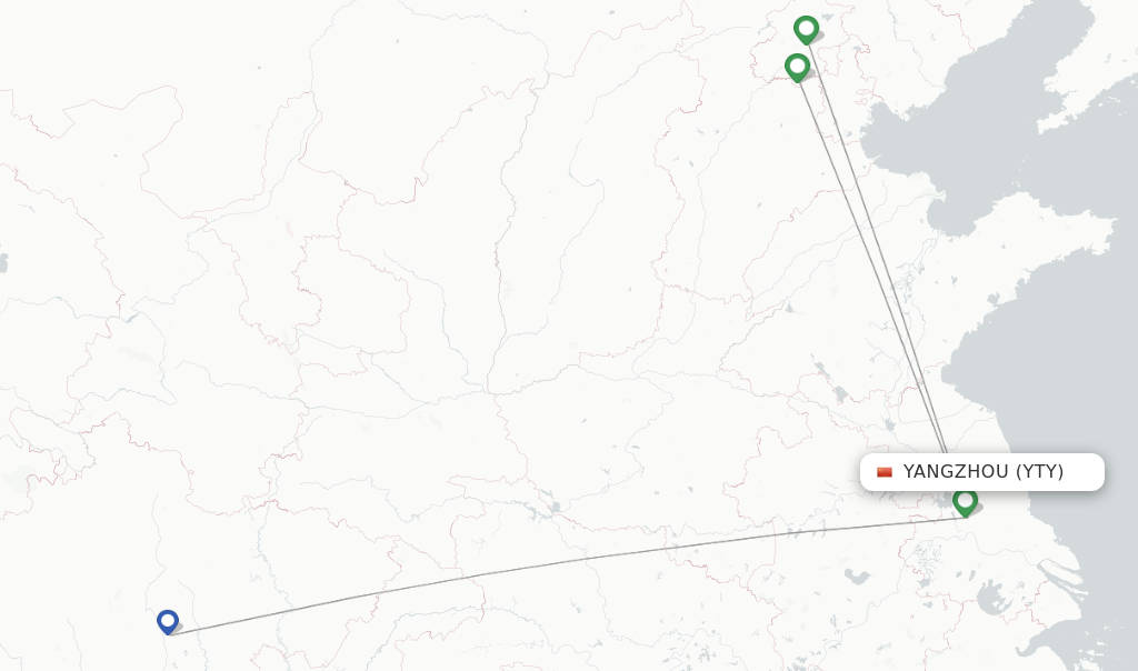 Air China flights from Yangzhou, YTY - FlightsFrom.com