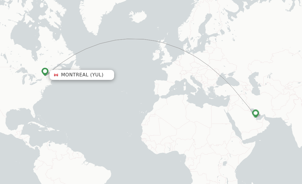 Qatar Airways flights from Montreal, YUL - FlightsFrom.com