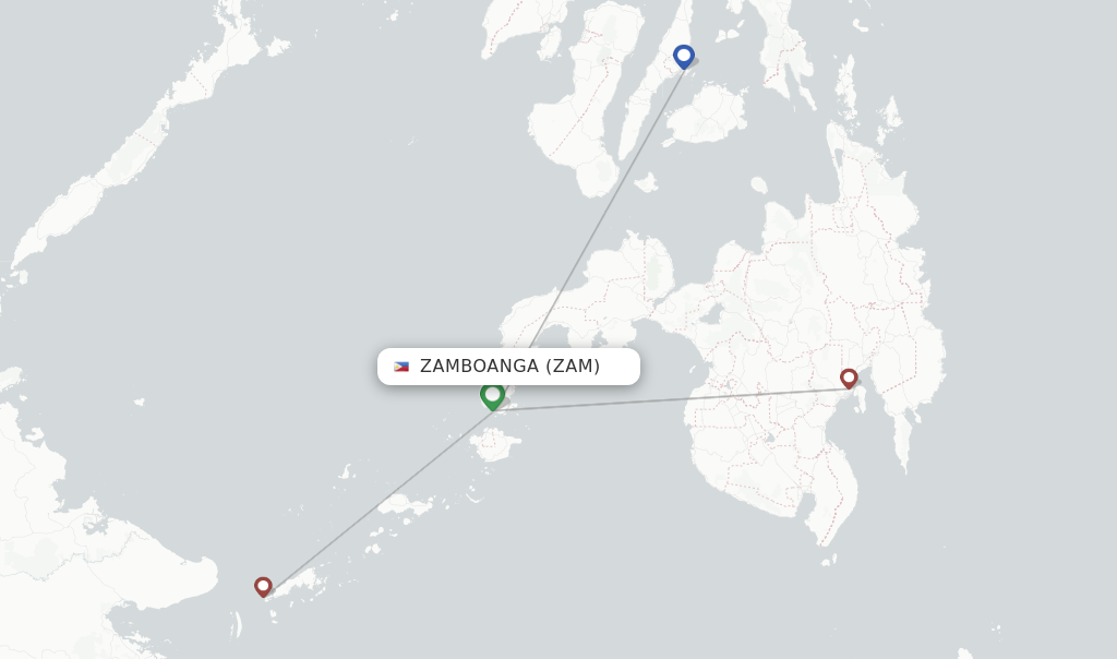 Cebgo flights from Zamboanga, ZAM - FlightsFrom.com